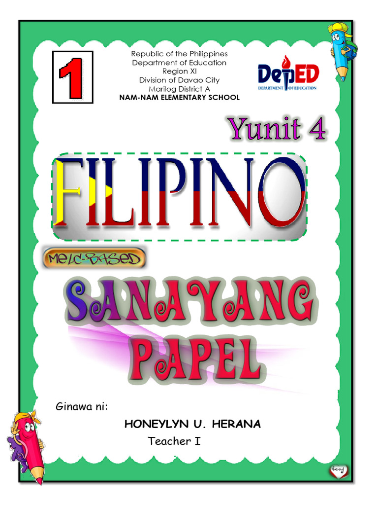 Filipino1 LAS Q4 | PDF