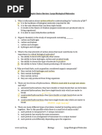 MODULE 2-BIOMOLECULES PETA-WORKSHEET-answer Key | PDF | Dna | Nucleic Acids