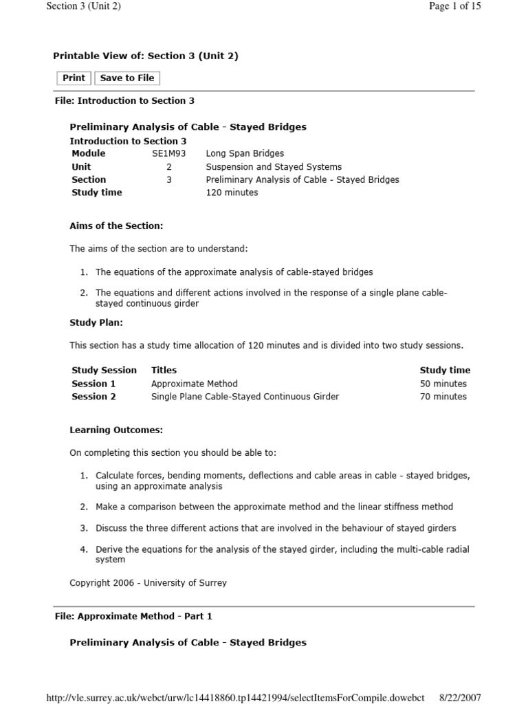 Section3 Unit2 | PDF | Bending | Beam (Structure)