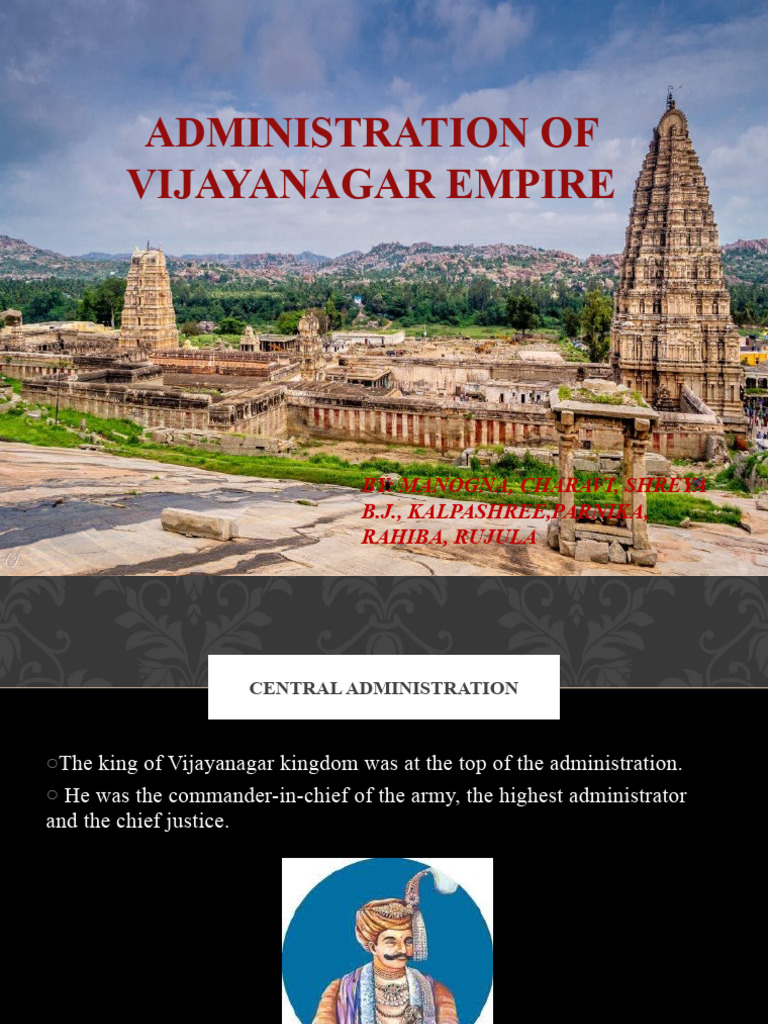 Administration of Vijayanagar Empire | PDF