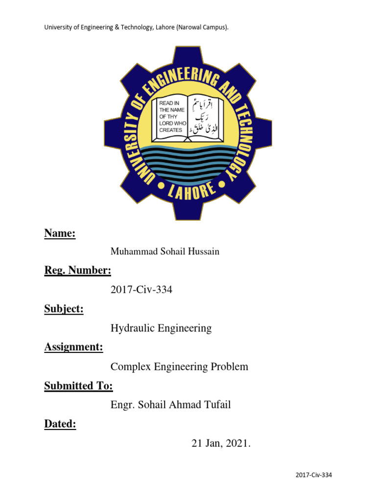 Complex Engineering Problem Hydraulic en | PDF | Technology & Engineering