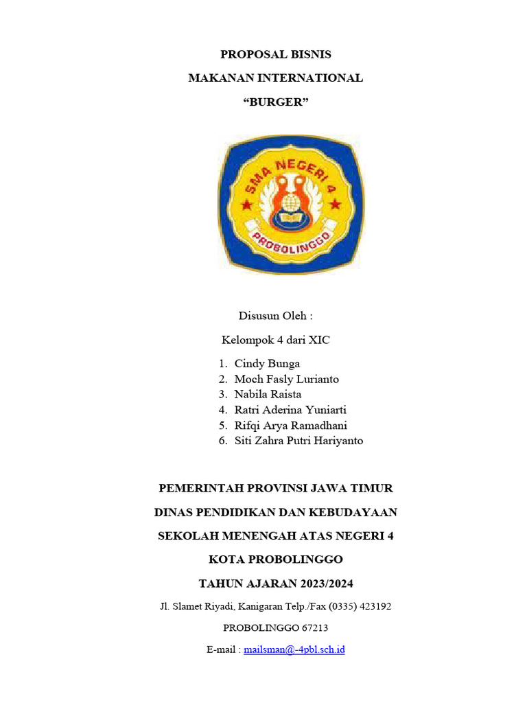 Proposal Bisnis | PDF