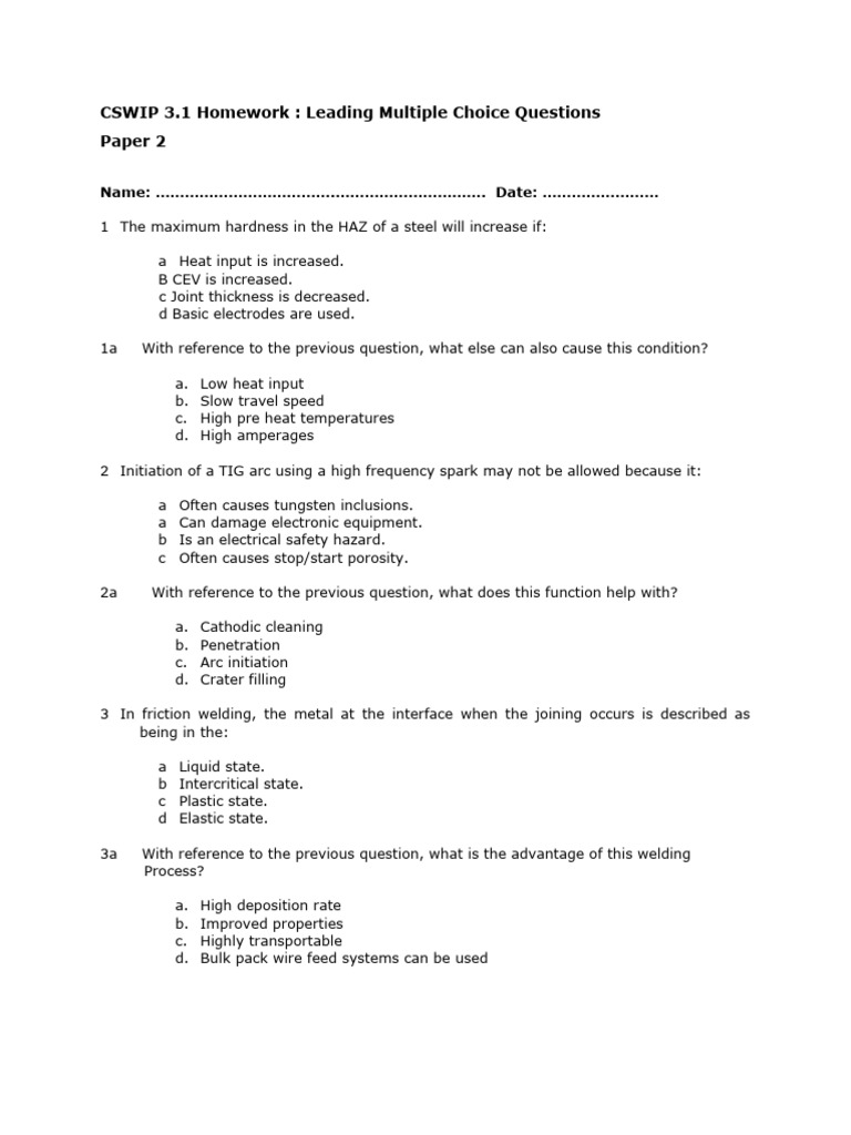 Homework 2 | PDF | Welding | Construction