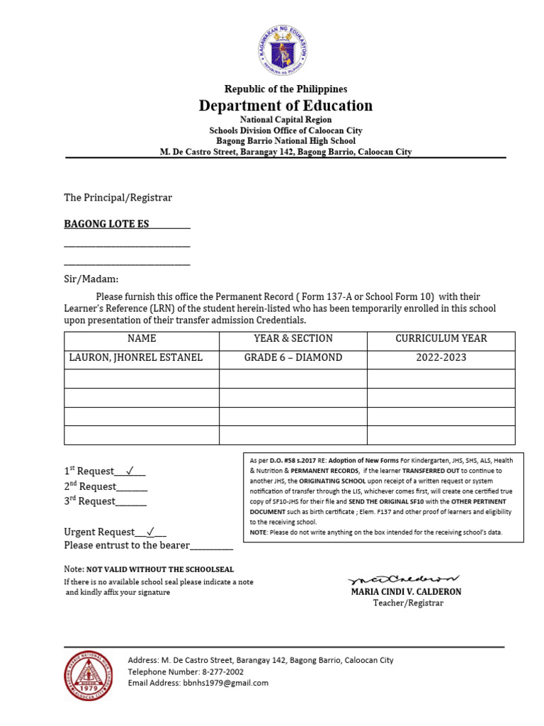 Request - LAURON | PDF