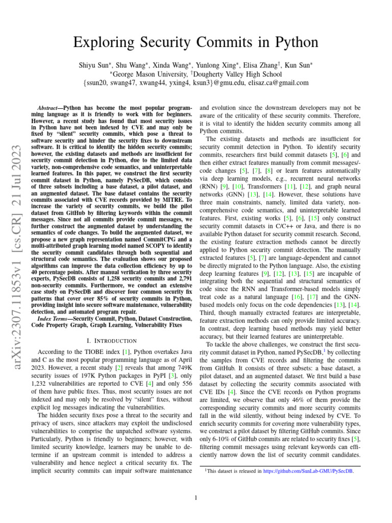 2307.11853 | PDF | Computer Science | Software Engineering