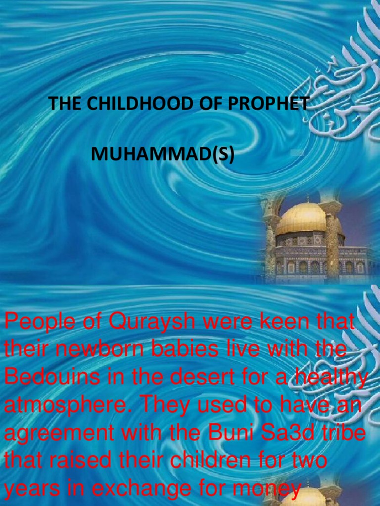 Muhammad Prophet, S Childhood | PDF | Muhammad | Mecca