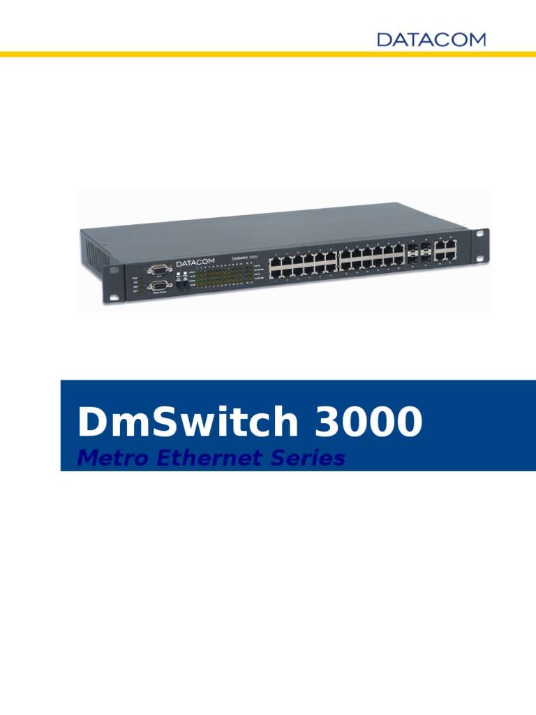 Descritivo DM3000 Rev18 | PDF | Ethernet | Comutação de etiquetas ...