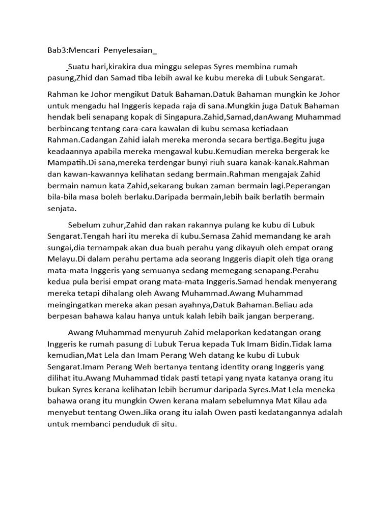 Darah Titik Di Semantan | PDF