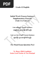 Grade 12 English Textbook | PDF