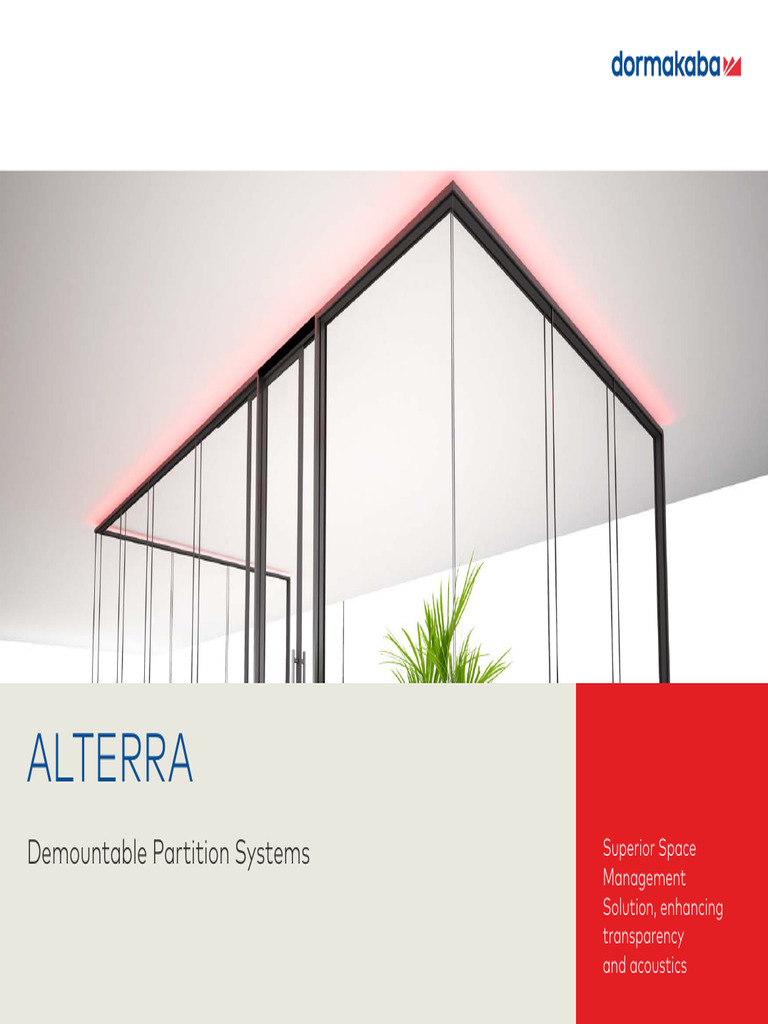 Demountable Partitions for Offices | PDF