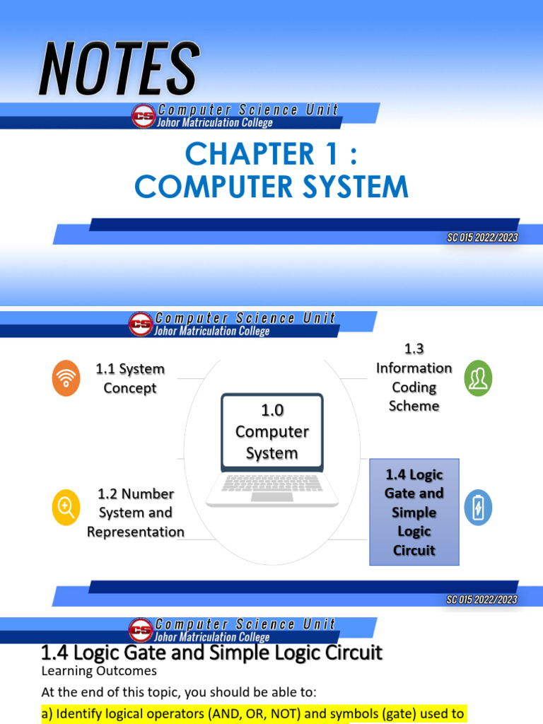 Logic Gates and Simple Circuits Overview | PDF | Logic Gate | Computer ...