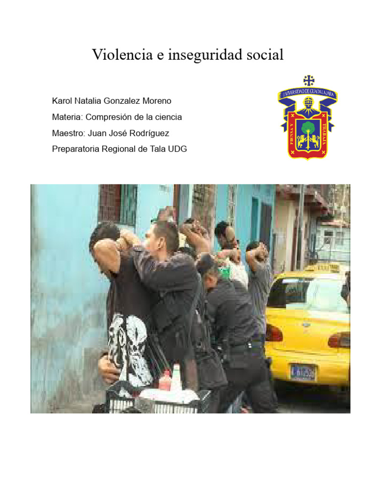 Violencia e Inseguridad Social | PDF | Violencia | Temor
