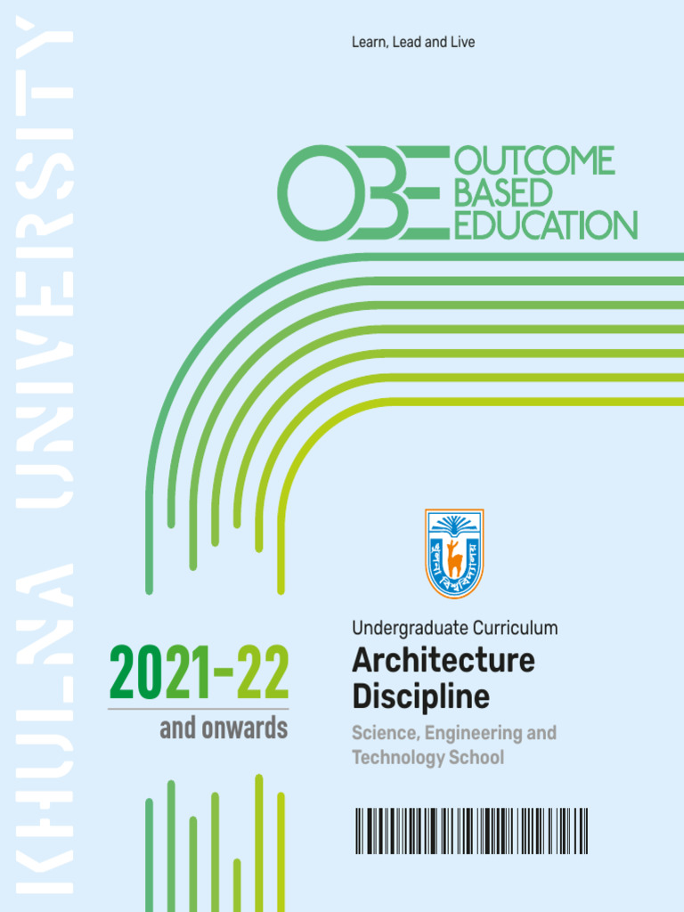 BArch - OBE Curriculum - Effective From 2021-2022 | PDF | Design | Critical Thinking