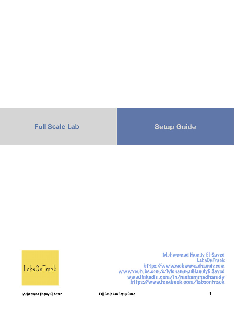 MPLS Lab Setup | PDF | Computers