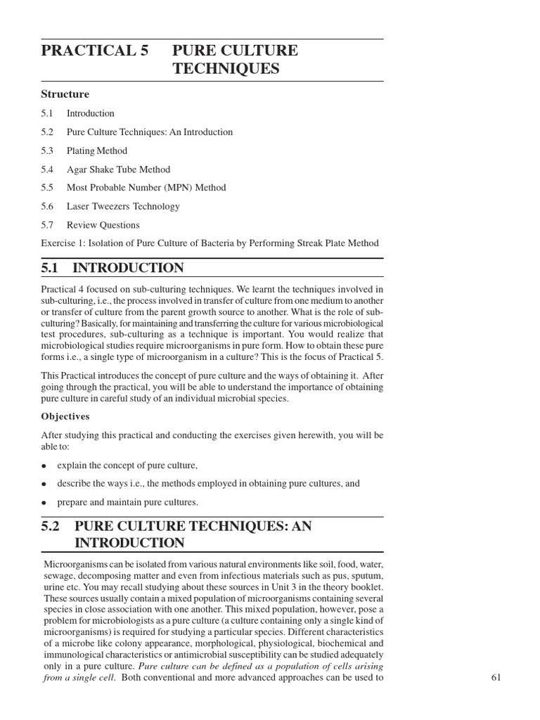 Practical - 5 | PDF | Growth Medium | Chemistry