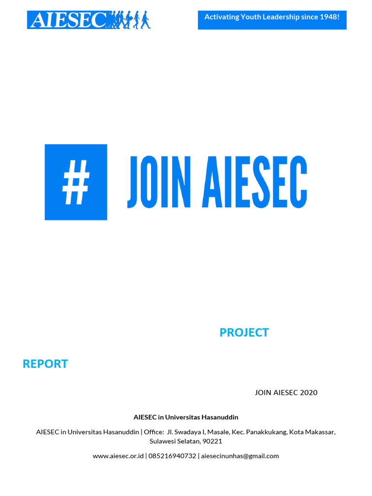 Join Aiesec 2020 Final Report | PDF
