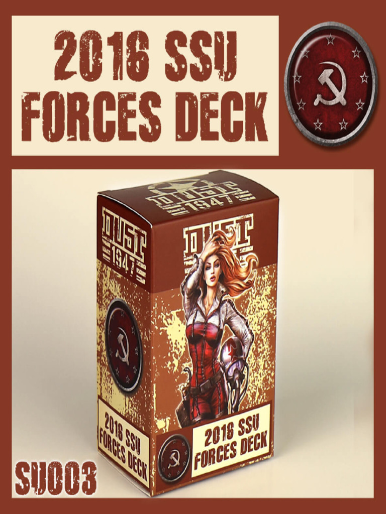 Dust1947_SSU_SU003_SSU_Forces_Card_Deck | PDF