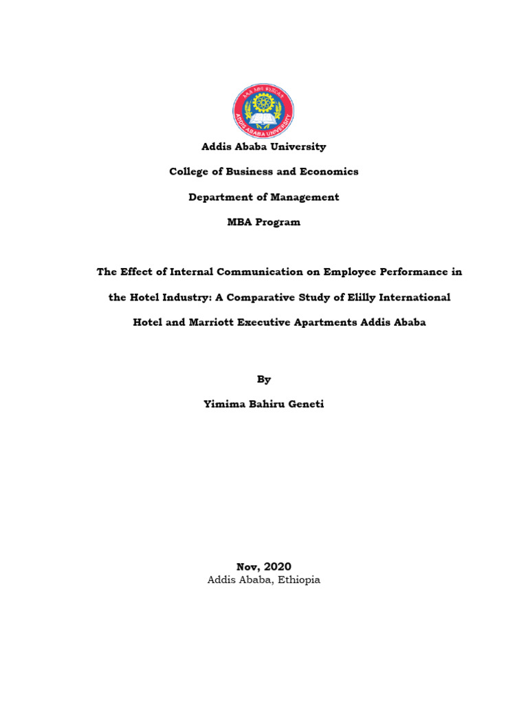 Yimima Bahiru | PDF | Communication | Methodology