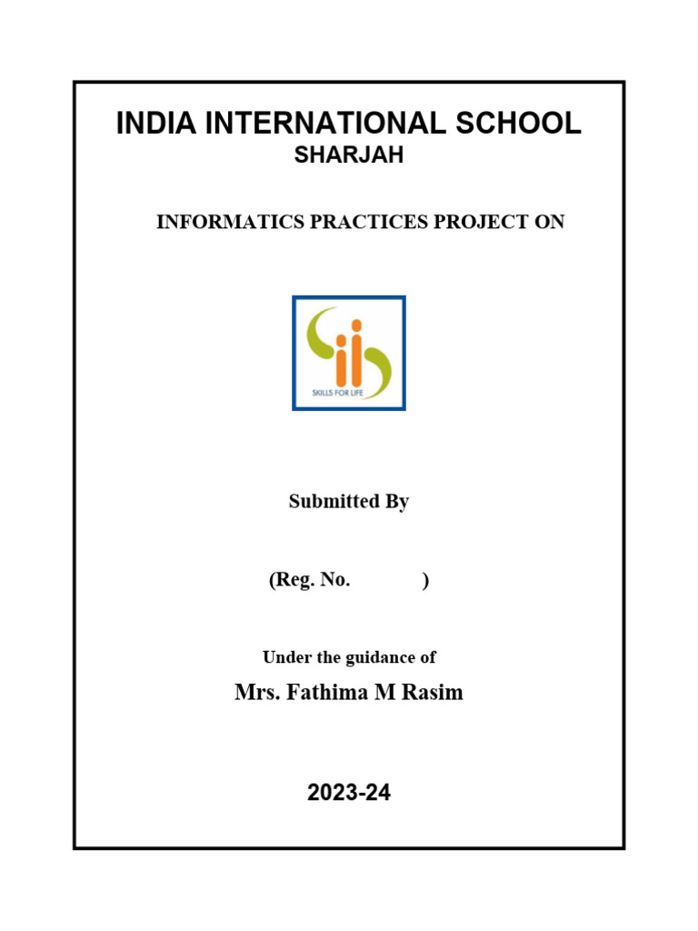 English Project Front Pages | PDF | Software Testing | Programming