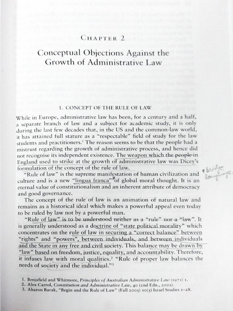 rule of law - meaning and modern concept | PDF