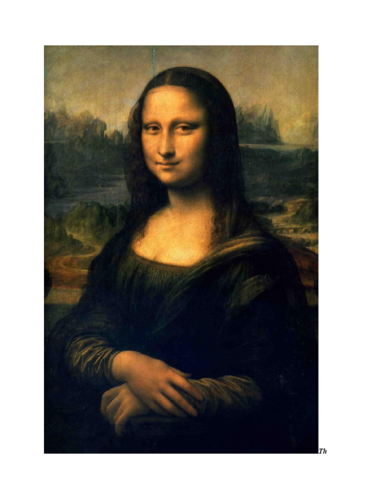 The Mona Lisa Painting Uses The Following Element of Art | PDF