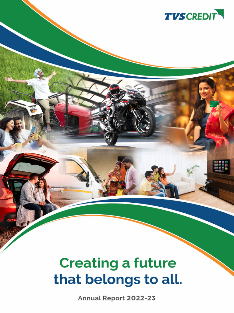 Tvs Credit Annual Report 2023 | PDF | Fiscal Policy | Inflation
