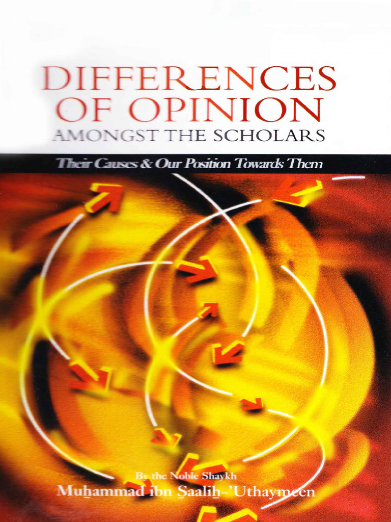 Differences of Opinion Amongst The Scholars | PDF | Abrahamic Religions ...
