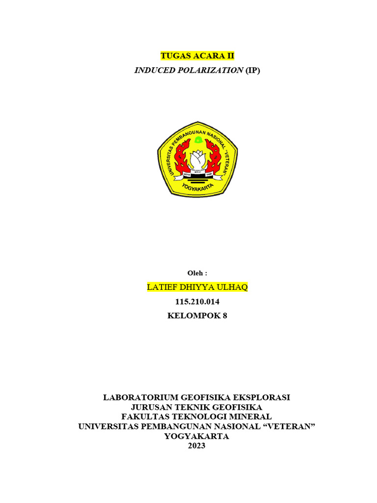 Metode Induced Polarization dalam Geolistrik | PDF