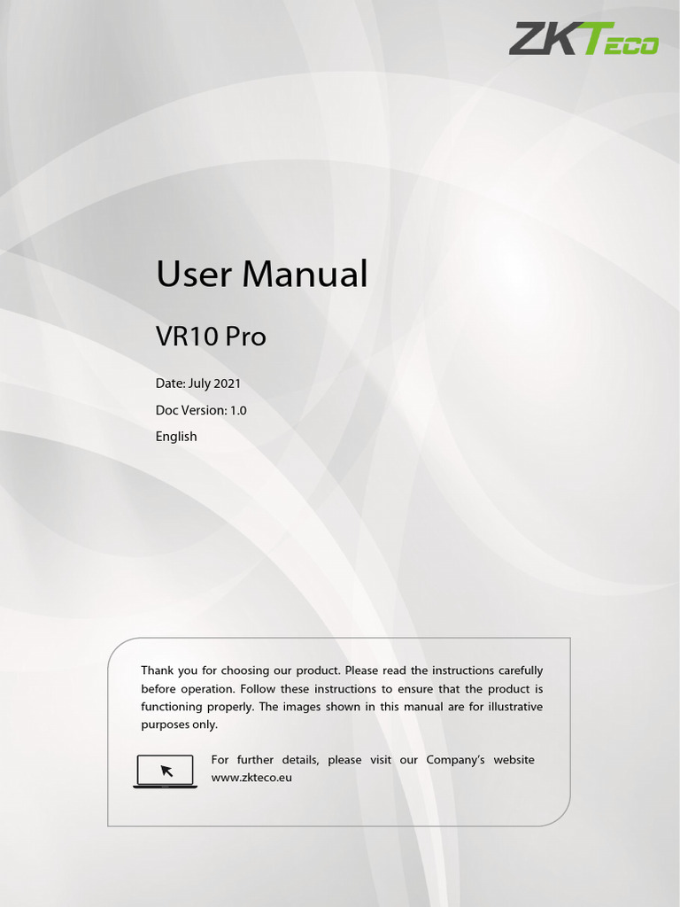 vr10 Pro User Manual - v1.0 - 20210705 | PDF