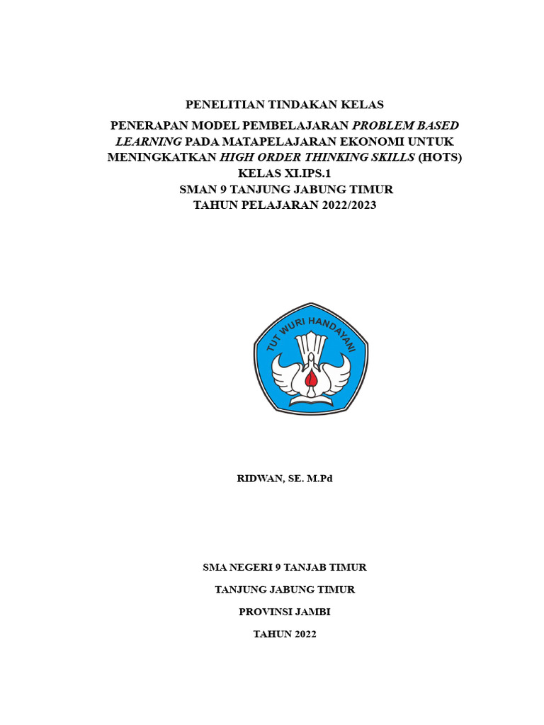 Contoh PTK 5 | PDF