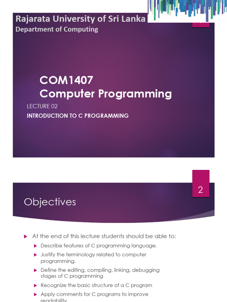 Introduction To C Programming | PDF | Computer Program | Programming