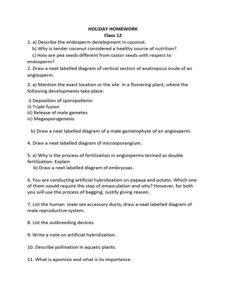 HHW Class XII | PDF HHW Class XII | PDF