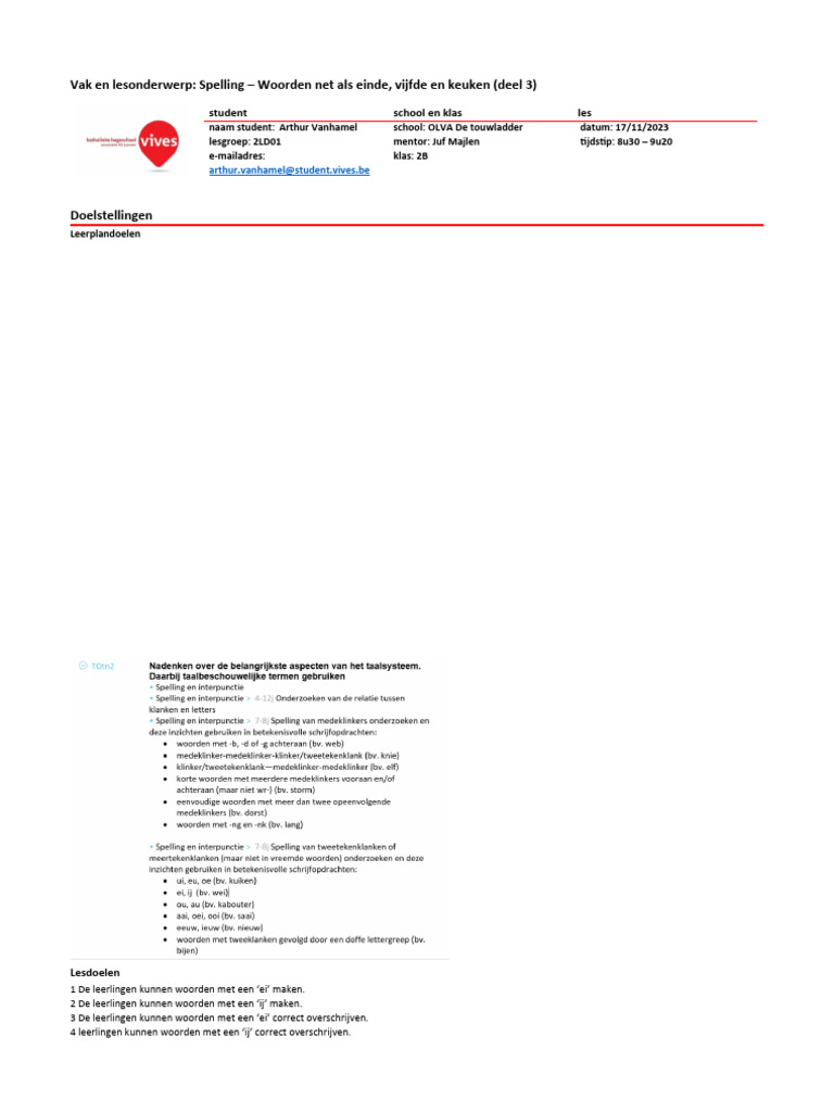 TAAL - Thema 3 Les 18 Deel 3 | PDF