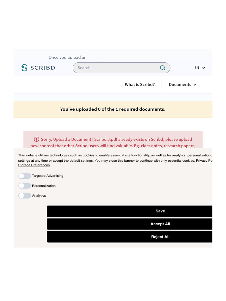 Upload A Document - Scribd 4 | PDF | Scribd | World Wide Web