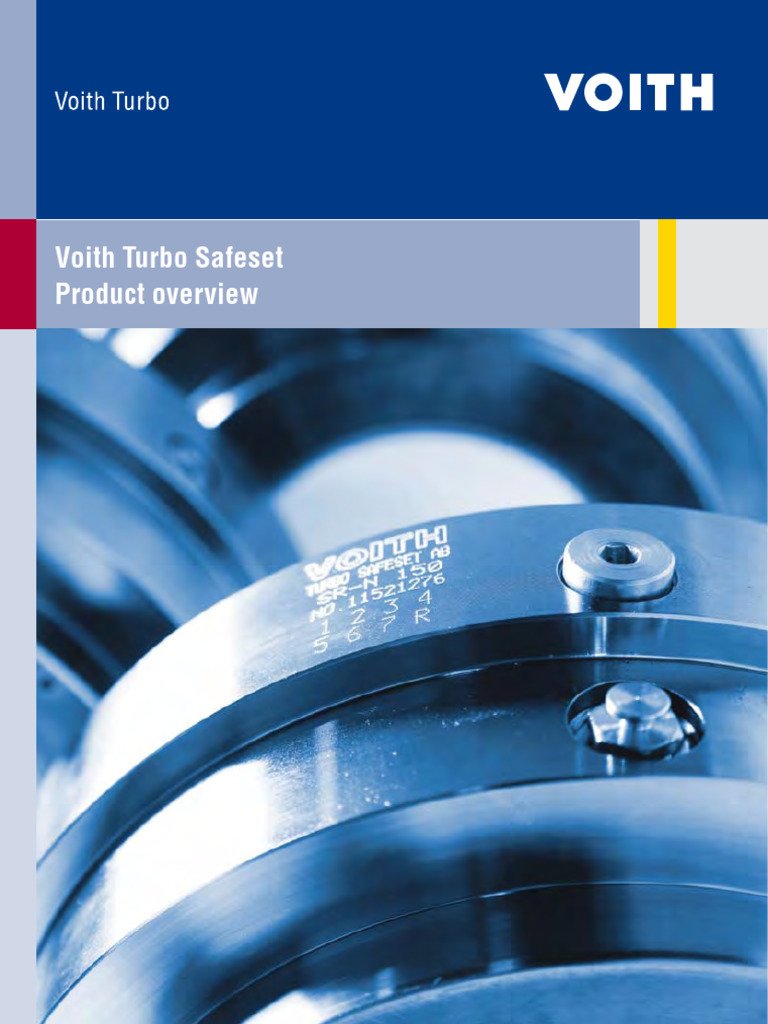 1505 e Cr392 en Voith Turbo Safeset Product Overview | PDF