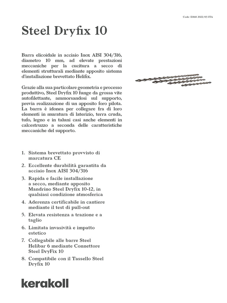 Steel DryFix 10 ITA 2022 | PDF