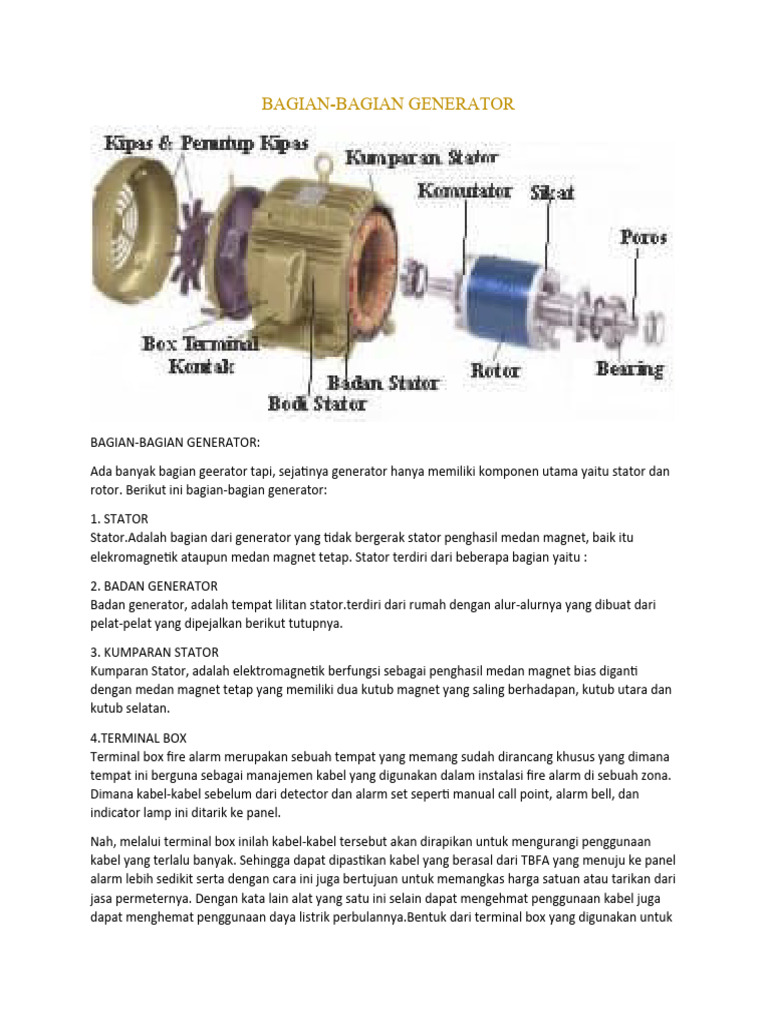 BAGIAN GENERATOR 1 | PDF