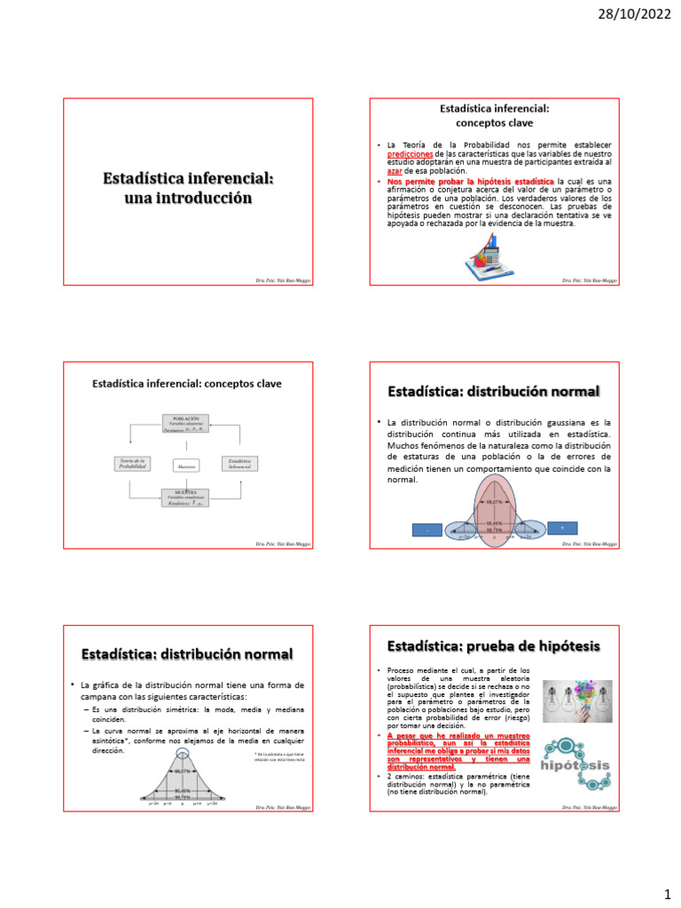 Inferencial 1 | PDF | Distribución normal | Estadísticas