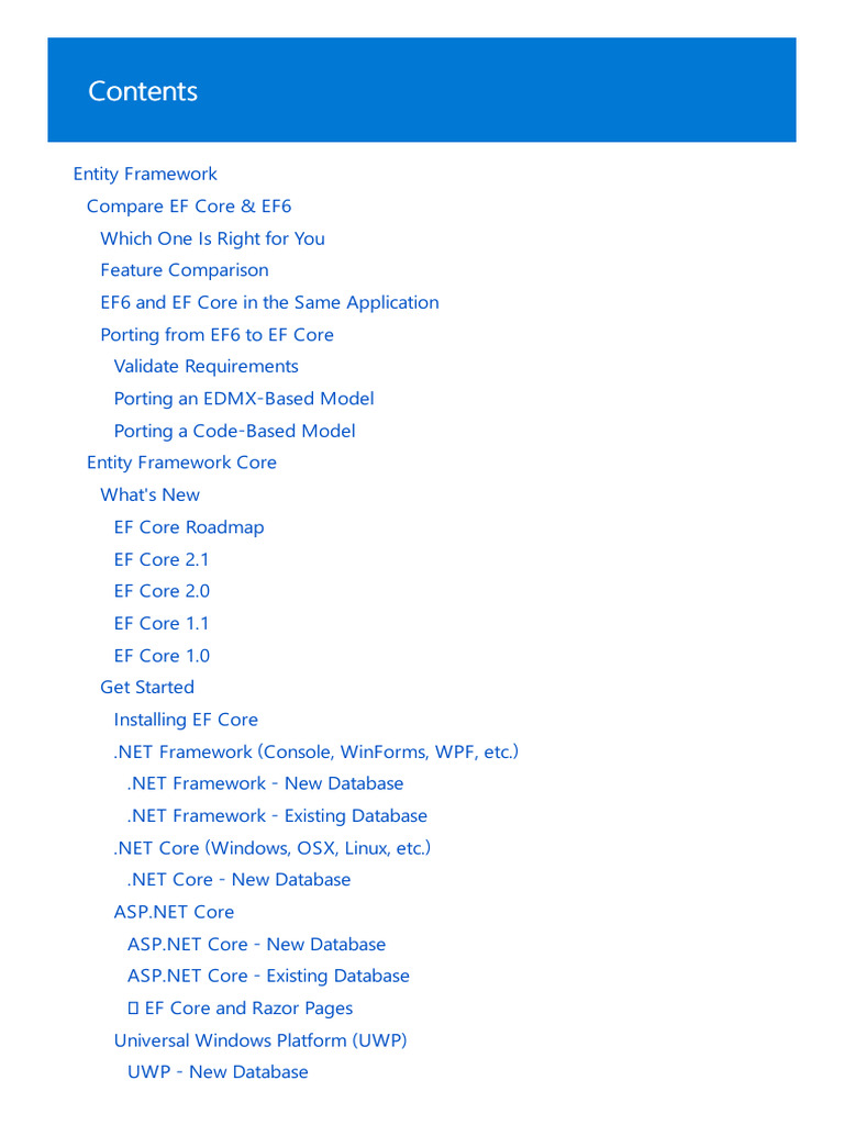 Entity Framework Book | PDF | Entity Framework | Databases