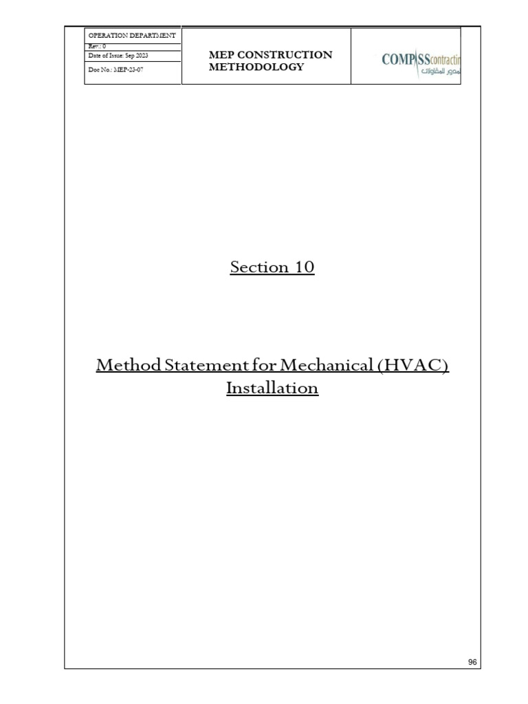 Mep - MS Hvac | PDF