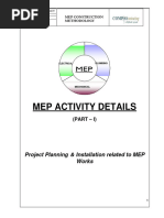 MEP Work Sequencing | PDF | Air Conditioning | Architect