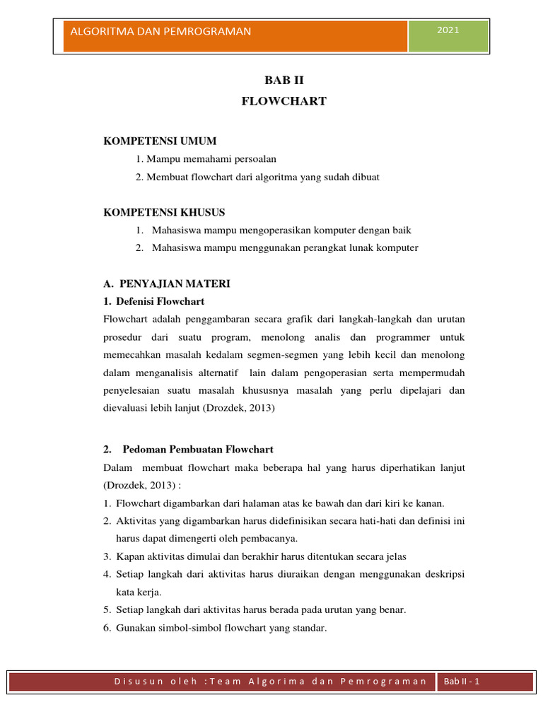 Materi 2. Flowchart | PDF