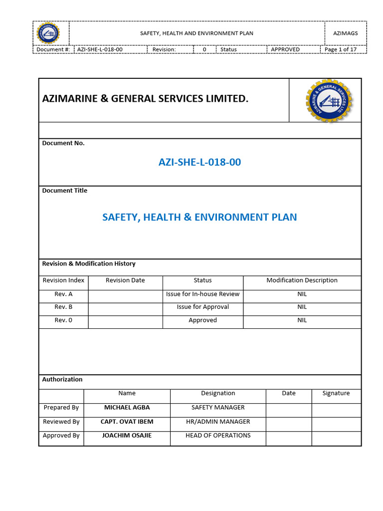Appendix 10 - SHE Plan | PDF | Personal Protective Equipment | Occupational Safety And Health