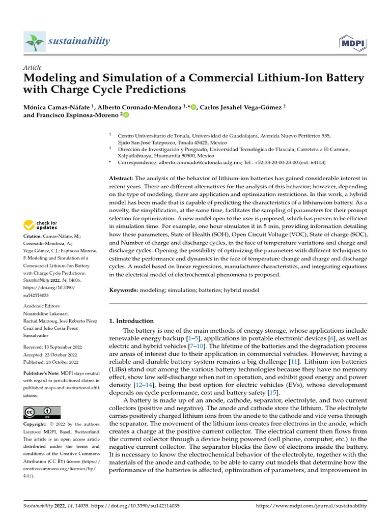 Modeling and Simulation With Charge Cycles of Li-Ion | Download Free ... Modeling and Simulation With Charge Cycles of Li-Ion | Download Free ...