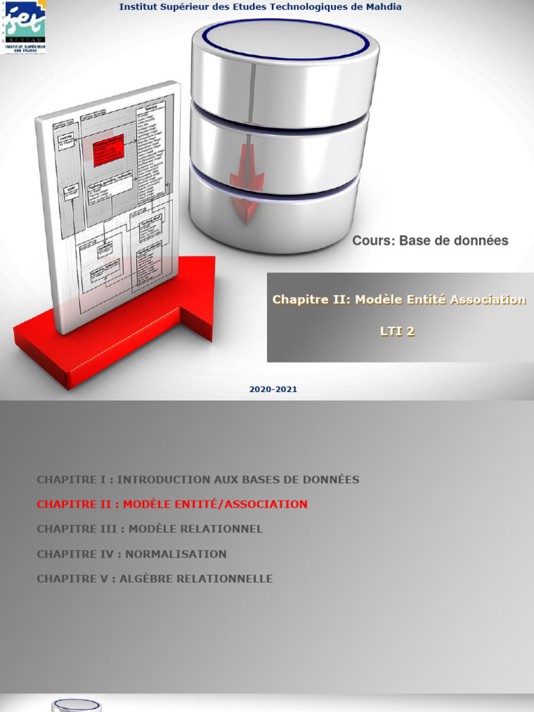Chapitre 2-Le Modèle Entité-Association | PDF | Bases de données ...