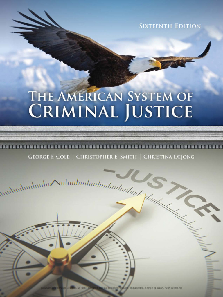 The American System of Criminal Justice | PDF