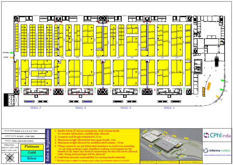 Cphi India 2022 Hall 1 ,3 , 5 & 7 | PDF