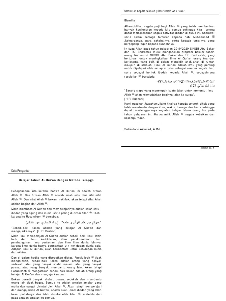 1BahanTahsin-1 DR Angki | PDF