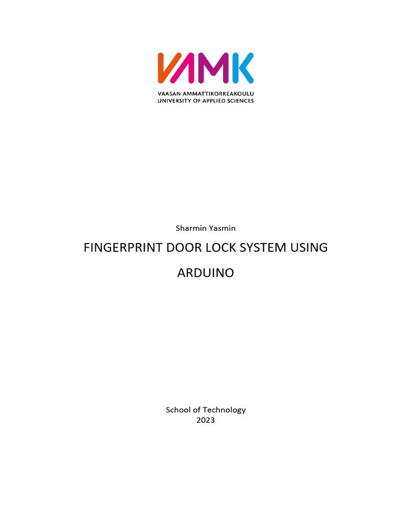 Thesis Final Report Sharmin Yasmin | PDF | Arduino | Power Supply