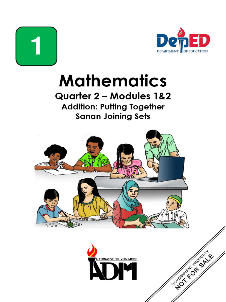 Math 1 Q2 M12 Addition - Putting Together Sanan Joining Sets 1 | PDF